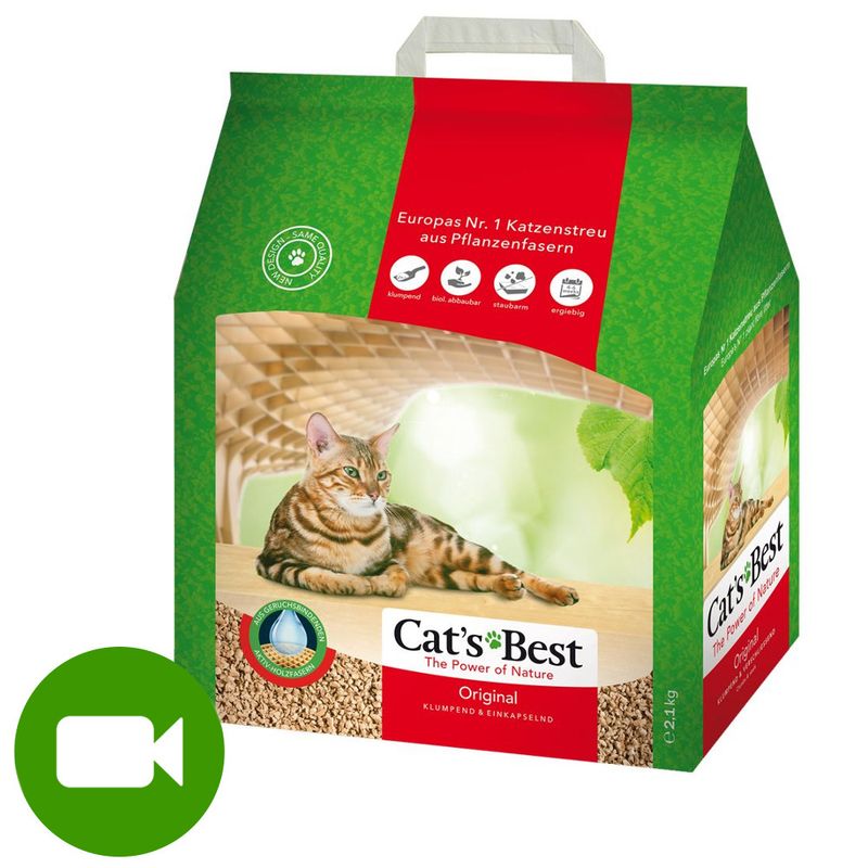 opinie klientów zooplus - Cat's Best Original żwirek zbrylający się