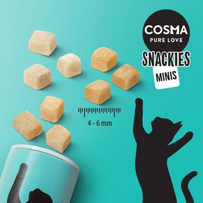Cosma Snackies Minis Maxi Tubo snacks para gatos - Pack Ahorro | bitiba ...