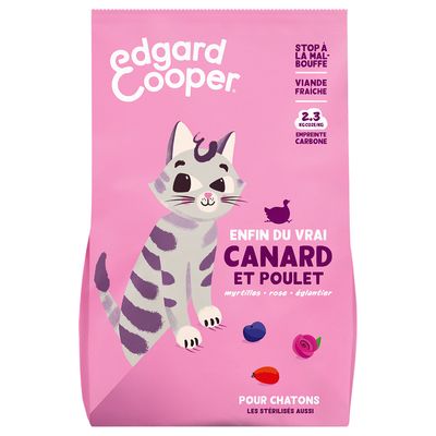 Edgard & Cooper Kitten canard, poulet sans céréales pour chaton | zooplus