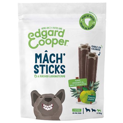 Edgard & Cooper Mâch' Sticks appel, eucalyptus voor honden voordelig ...