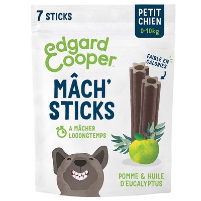 Edgard & Cooper Mâch' Sticks appel, eucalyptus voor honden voordelig ...