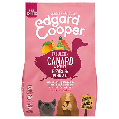 Edgard & Cooper Puppy canard, poulet sans céréales pour chiot | Zooplus