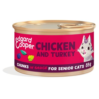 Edgard & Cooper Senior Kattenbrokken in Graanvrije Saus | zooplus
