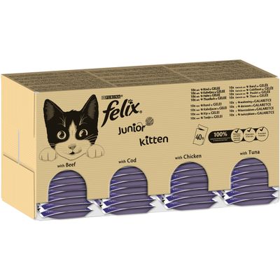Felix Estándar 80 x 100 g - Megapack Ahorro al mejor precio en zooplus