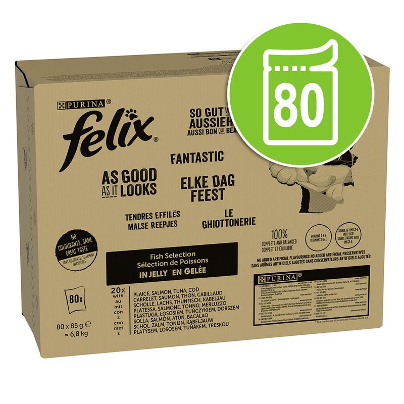 Opiniones - Felix Fantastic 80 x 85 g - Jumbopack | zooplus