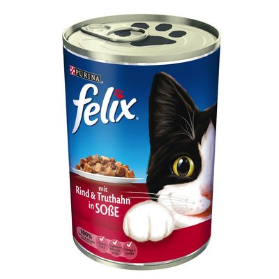 Felix krmivo pro kočky výhodně u bitiba: Felix konzervy: Felix konzerva ...