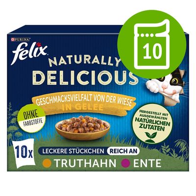 Felix Naturally Delicious 10 x 80 g umido per gatti | zooplus