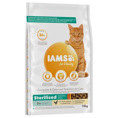 IAMS Cat Adult Sterilised Chicken Kattenvoer | goedkoop bij zooplus