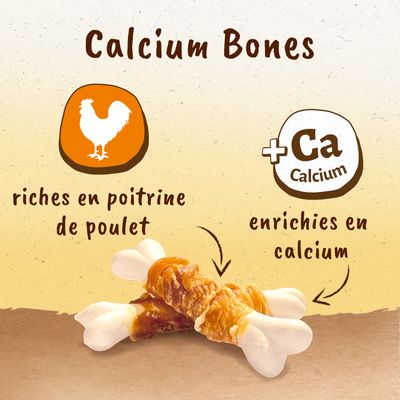 8in1 Tasties Calcium Bones, poulet pour chien | zooplus