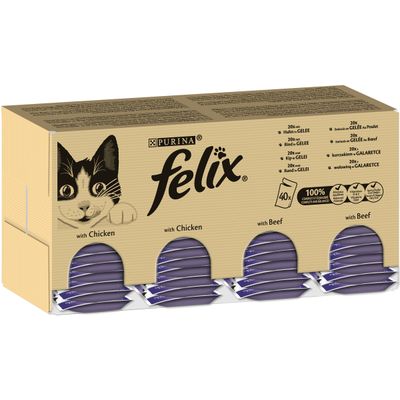 Jumbopack: Felix Classic Pouches 120 x 100 g günstig kaufen | zooplus.at