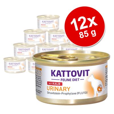Kattovit Urinary 12 x 85 g pour chat | zooplus.ch