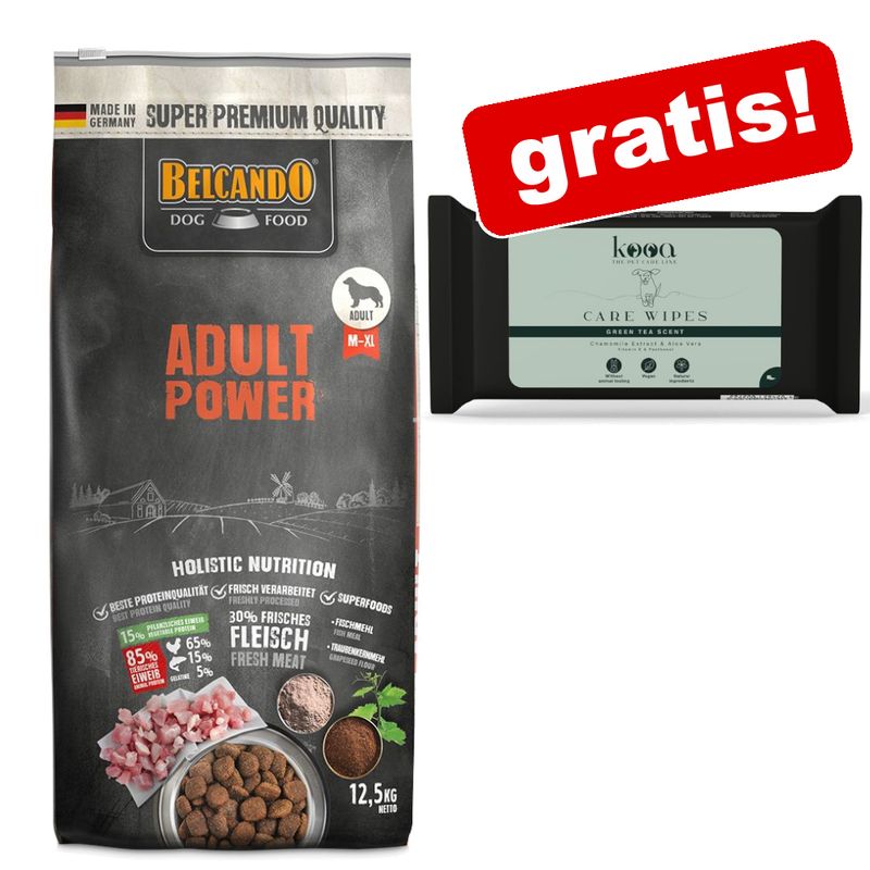 Kundenbewertung zu 12,5 kg Belcando + 50 kooa Pflegetücher gratis ...