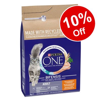 2.8kg/3kg Purina ONE Dry Cat Food - 10% Off! | zooplus.co.uk