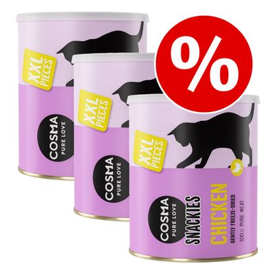 Økonomipakke: Cosma Snackies XXL Kattesnacks i Maxi Tube | zooplus.dk