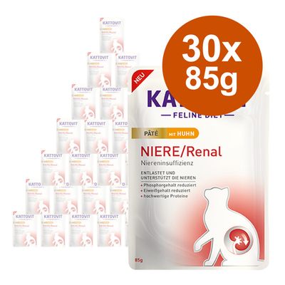 Lot Kattovit Renal spécial reins Paté 30 x 85 g pour chat | Zooplus