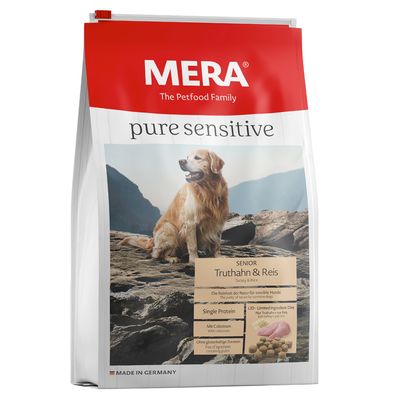 MERA pure sensitive Senior, indyk i ryż tanio w zooplus