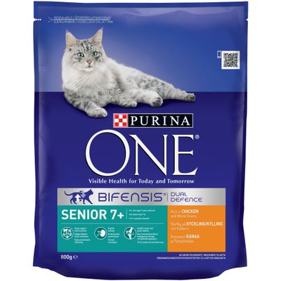 Purina ONE Senior 7+ Chicken & Whole Grains Dry Cat Food at bitiba.co.uk