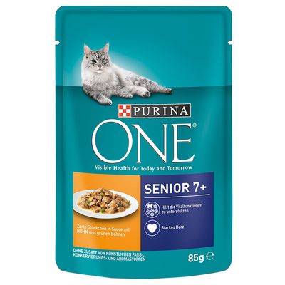 Handla Purina ONE Senior 7+ Kyckling | zooplus.se