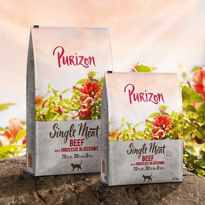 Purizon Single Meat, wołowina z kwiatami hibiskusa | tanio w zooplus