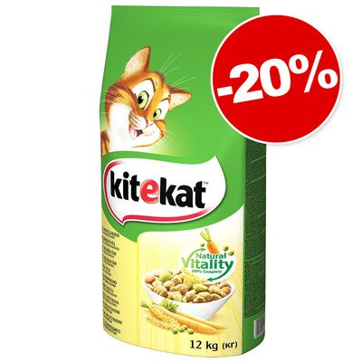 20% reducere! 12 kg Kitekat Adult hrană uscată pisici | zooplus.ro