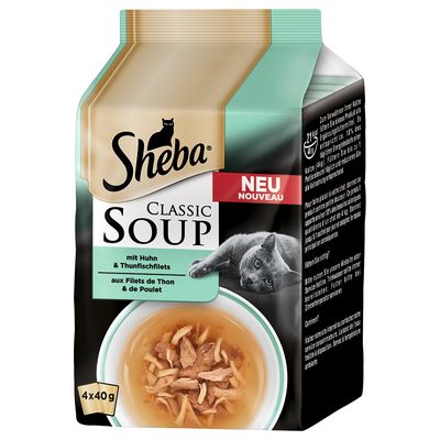 Sheba Classic Soup 4 x 40 g pour chat | zooplus