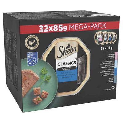Sheba Classics Terrine Mixed Pack Trays | Great deals!