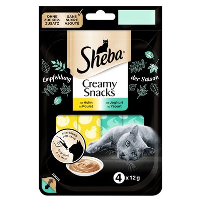 Sheba Creamy Snacks para gatos ao melhor preço na zooplus