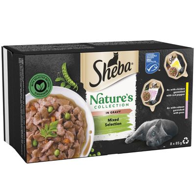 Sheba Nature's Collection Mixed Selection in Gravy | zooplus.co.uk