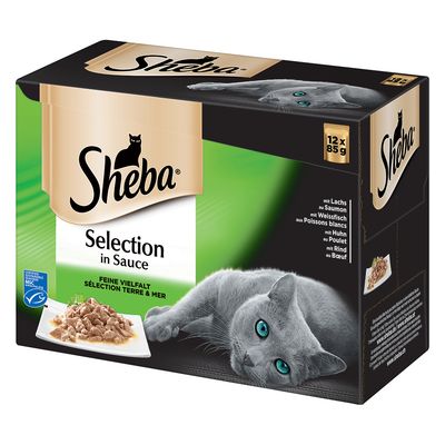 Sheba Pouches Select Slices 48 x 85g | Great deals at zooplus!