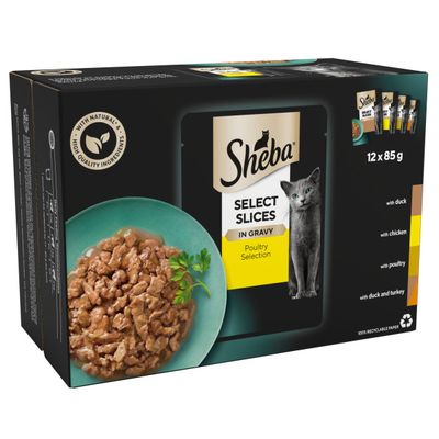 Sheba Pouches Select Slices 12 x 85g | zooplus.co.uk
