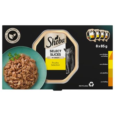 Sheba Select Slices Mixed Pack Trays Wet Cat Food | Top deals!