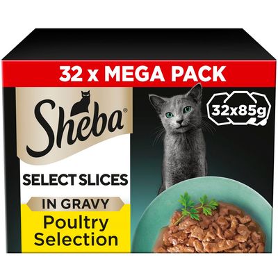 Sheba Select Slices Mixed Pack Trays Wet Cat Food | zooplus.co.uk