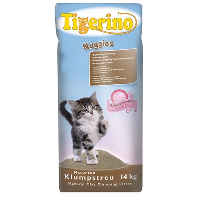 Tigerino Nuggies Cat Litter - Babypowder Scented | zooplus