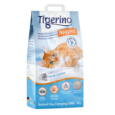 Tigerino Nuggies Cat Litter – Fresh Cotton | zooplus.co.uk