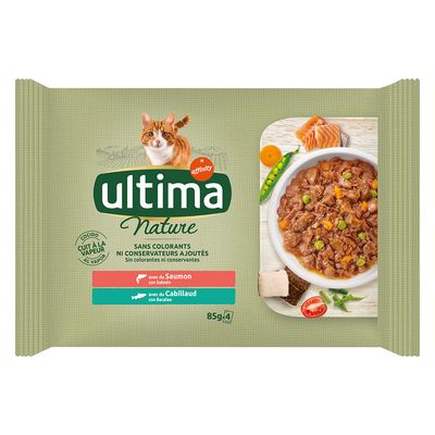 Ultima Cat Nature 4 x 85 g comida húmida para gatos ao melhor preço na ...