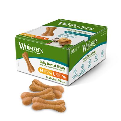 Whimzees by Wellness Ricebones | Top deals at zooplus!