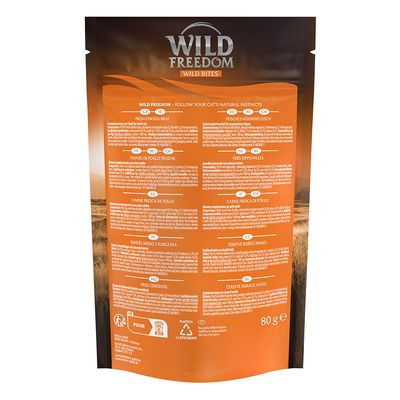 Wild Freedom Snack - Wild Bites 80 g (sin cereales) en zooplus