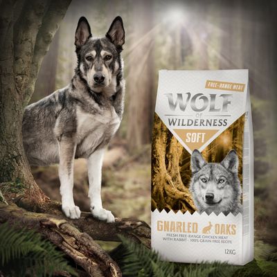 Wolf of Wilderness Soft Gnarled Oaks pollo de corral y conejo al mejor ...