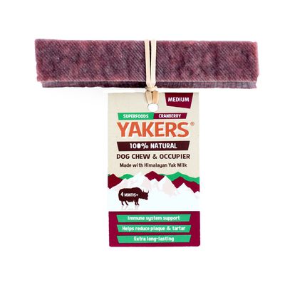 Yakers Dog Chew - Medium with Cranberry | zooplus.co.uk